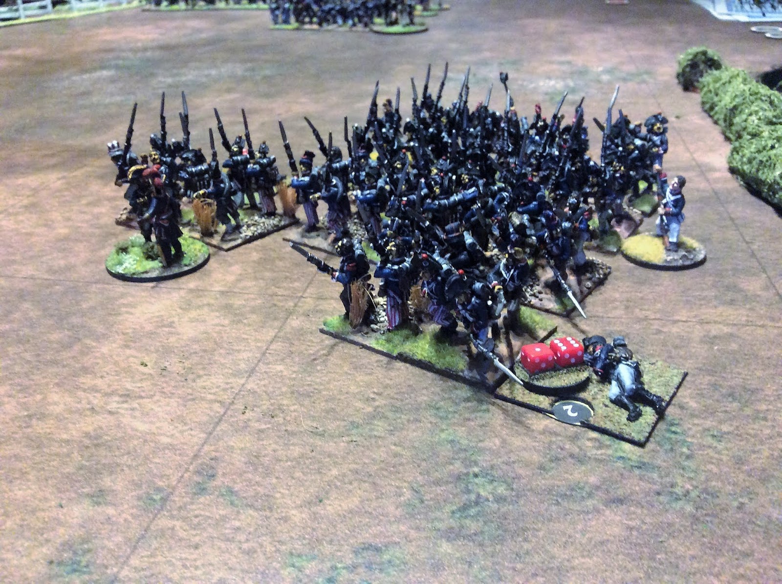 The Northumbrian Wargamer.: Column vs line, Sharp practice 2