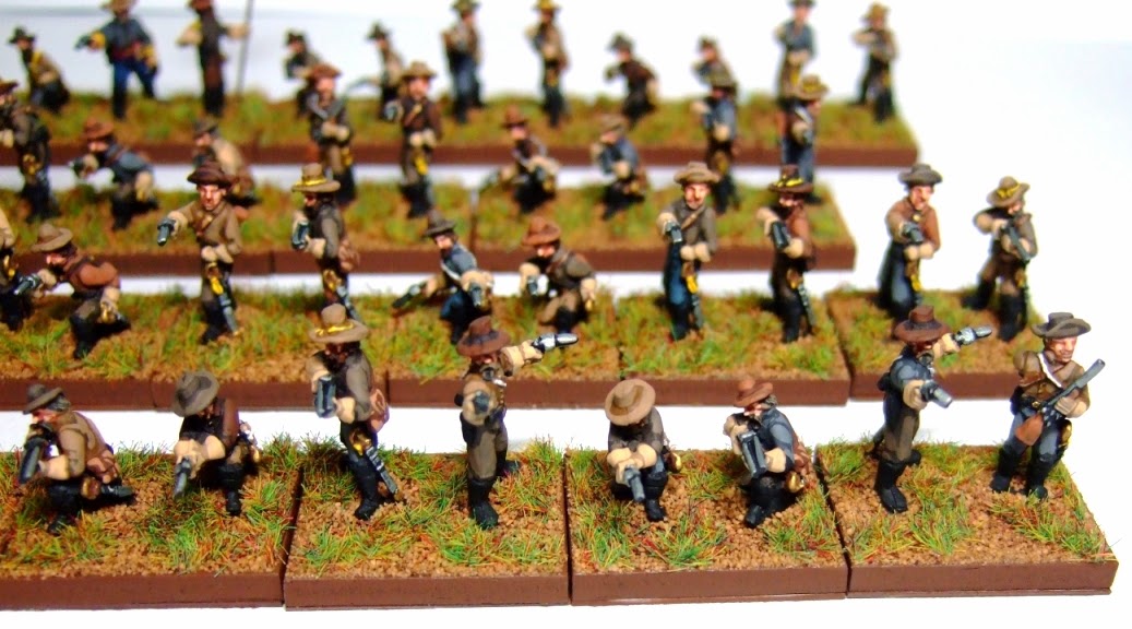 MacPhee's Miniature Men: Blue Moon 18mm Dismounted Rebel Cavalry