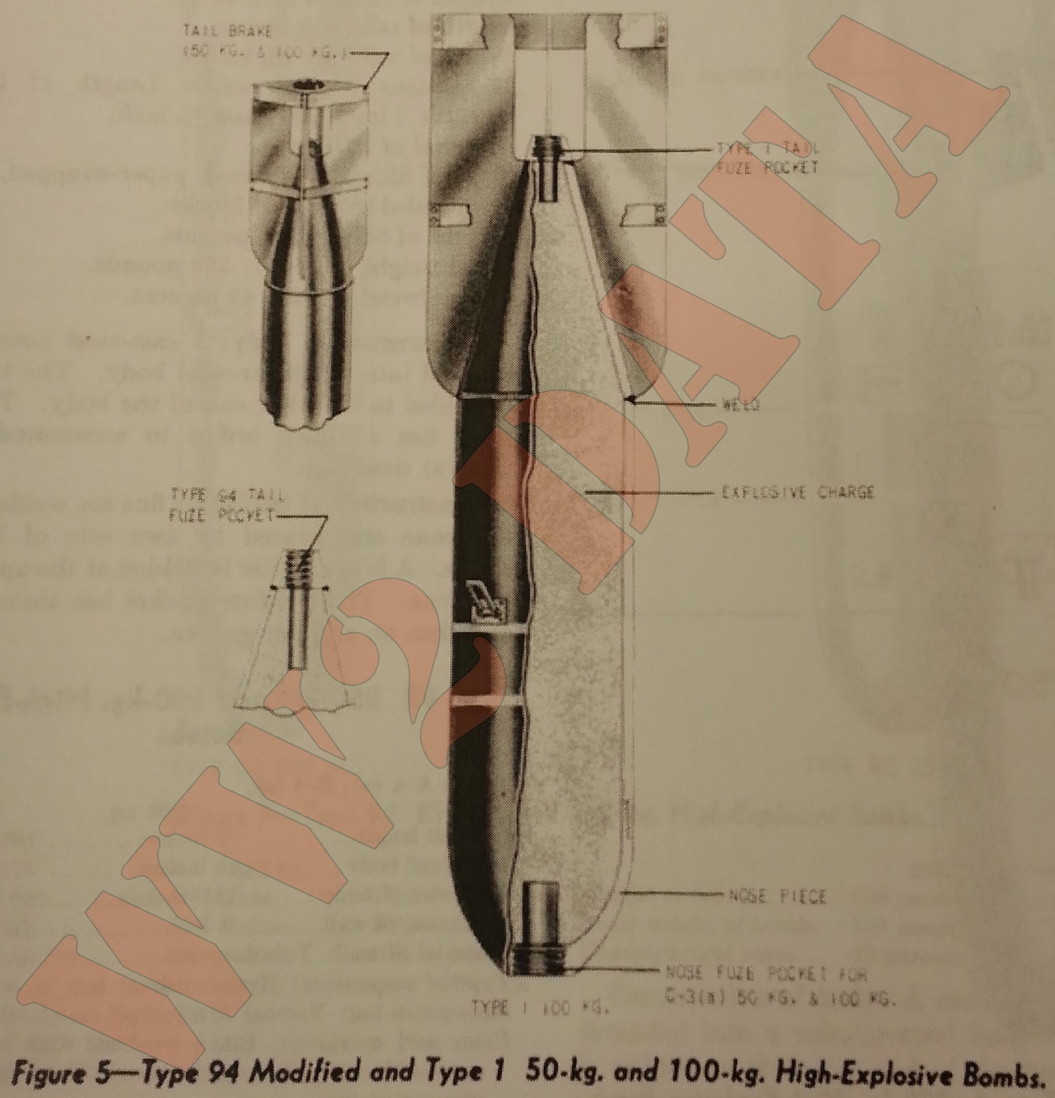 WW2 Equipment Data: Imperial Japanese Army Explosives - Bombs (Part 1)