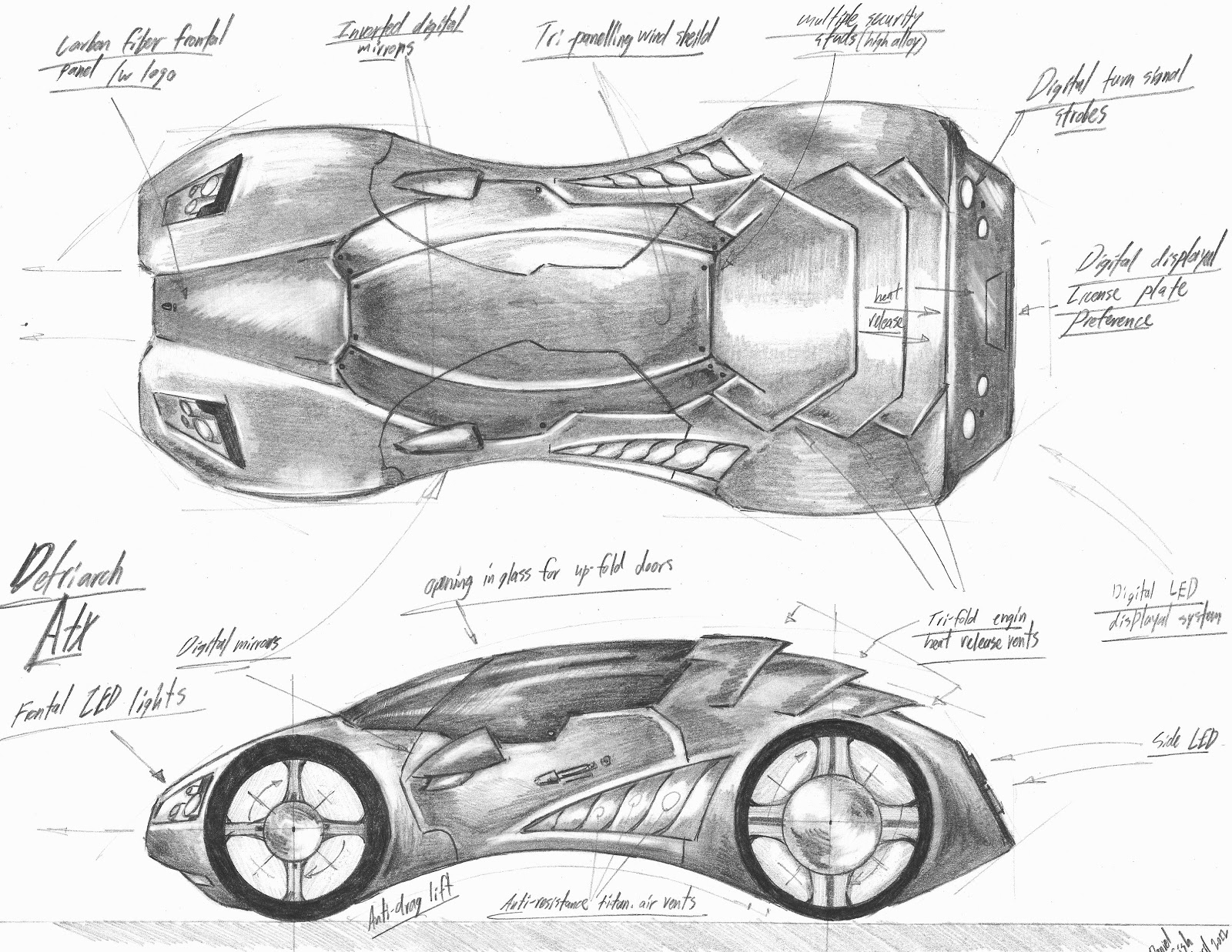 Drawings of Daniel Gish
