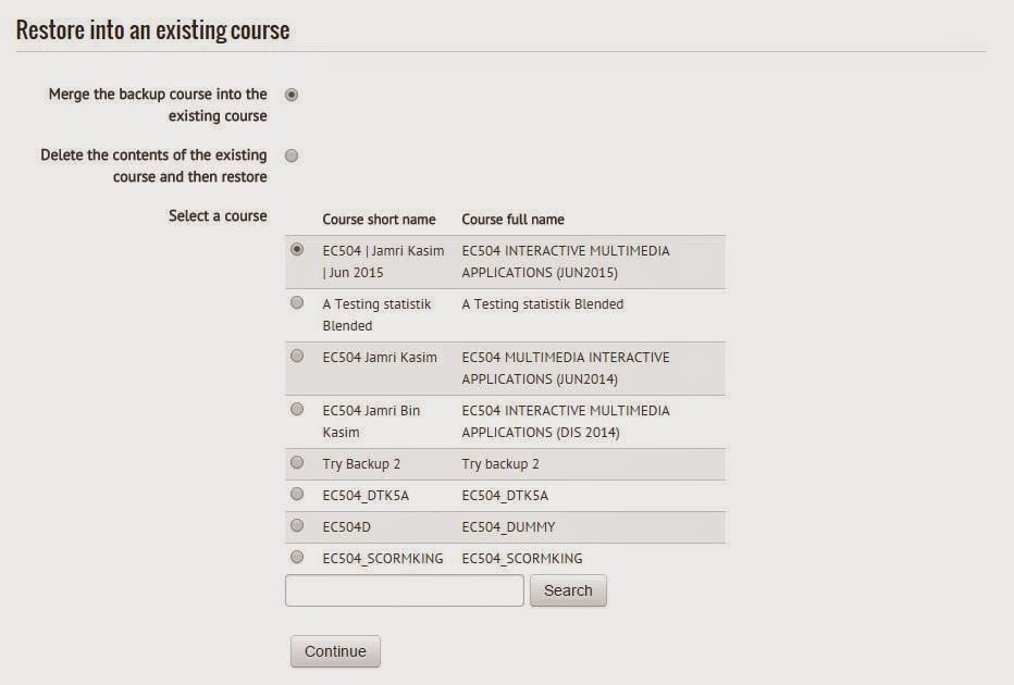 Bagaimana untuk Backup dan Restore platform di LMS CIDOS 2.5 ...