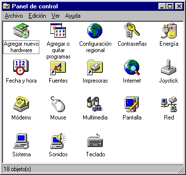 Windows: Funciones basicas del panel de Control