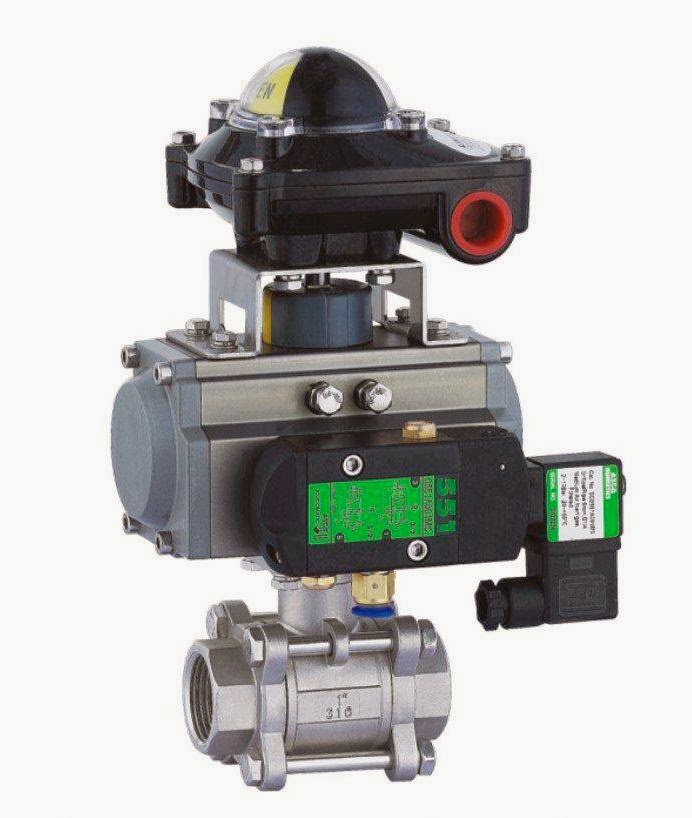 VALVE AND INSTRUMENTS: ASCO NUMATICS "NAMUR" VALVE WITH NUTORK ACTUATOR