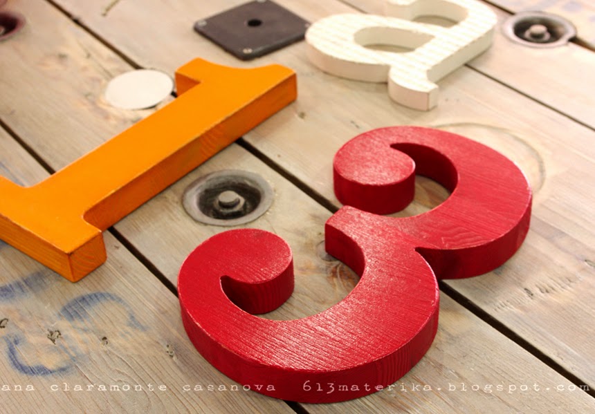 números de madera | 613materika