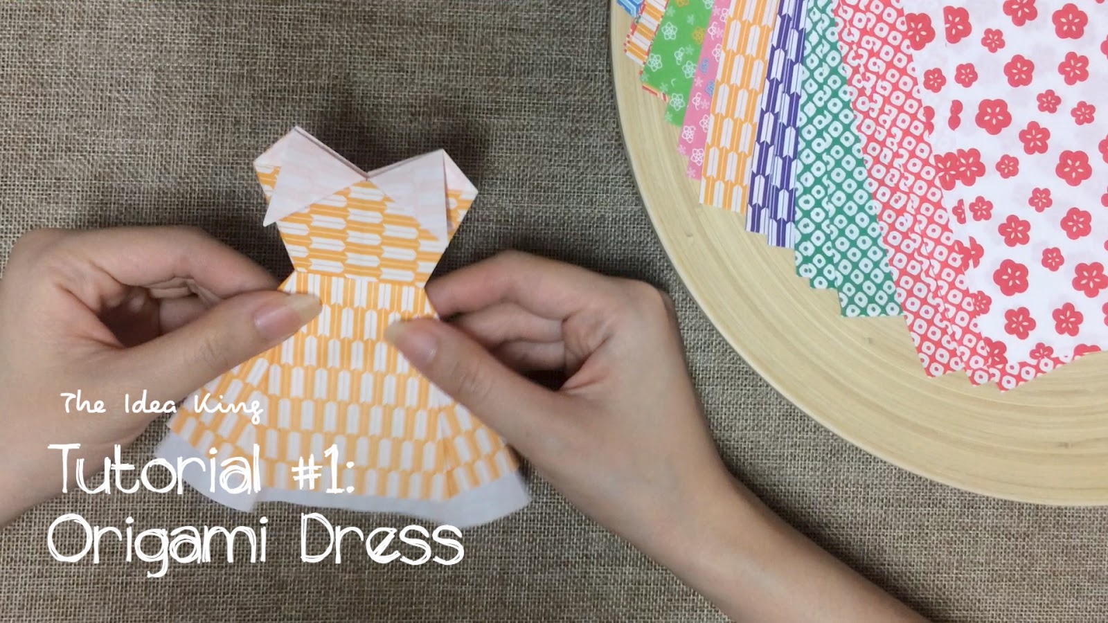 Tutorial #1: Origami Dress | The Idea King