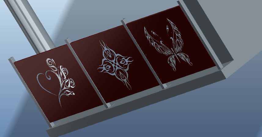 Metalni plastificirani paneli za ograde