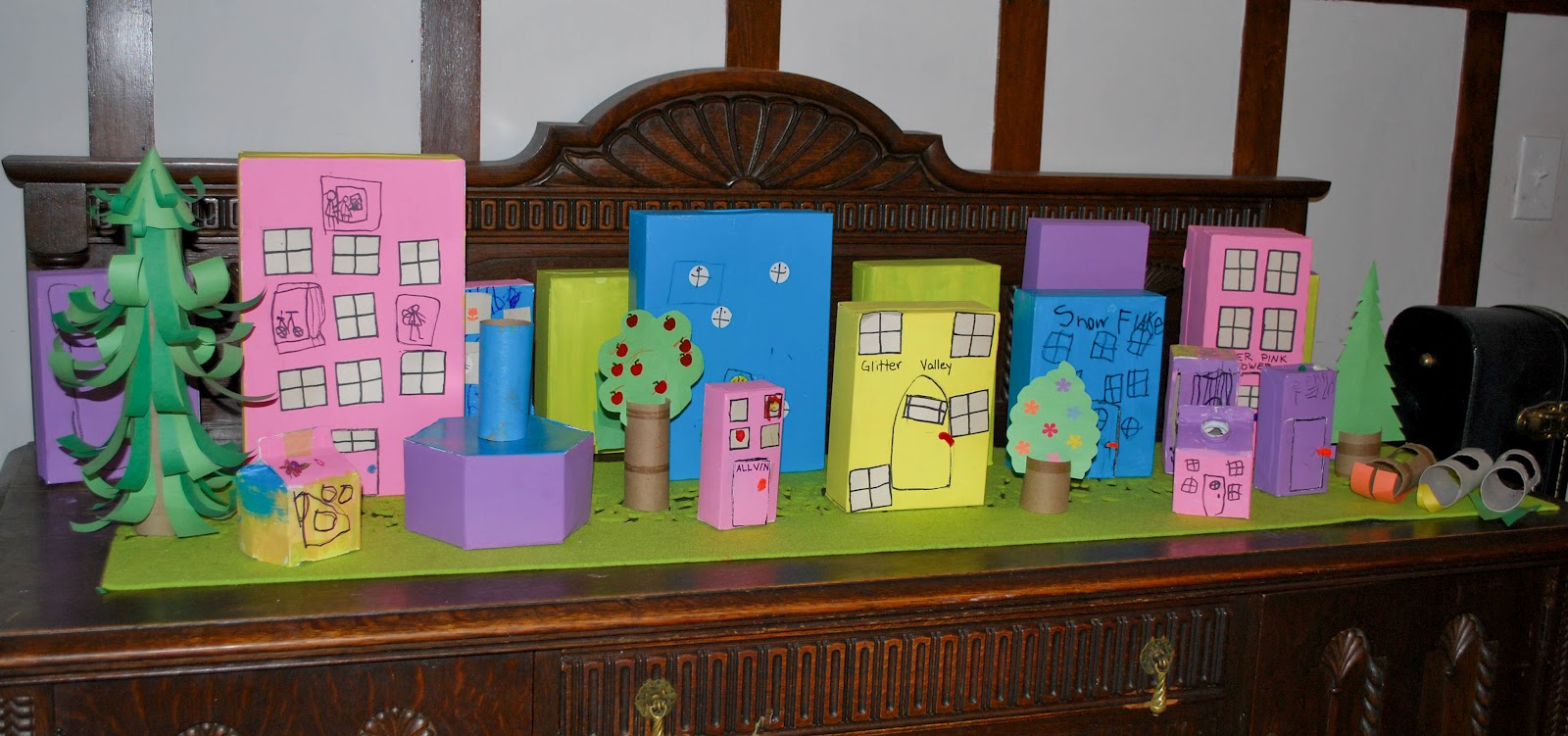 How to.... do something: How to make a town from recycled boxes