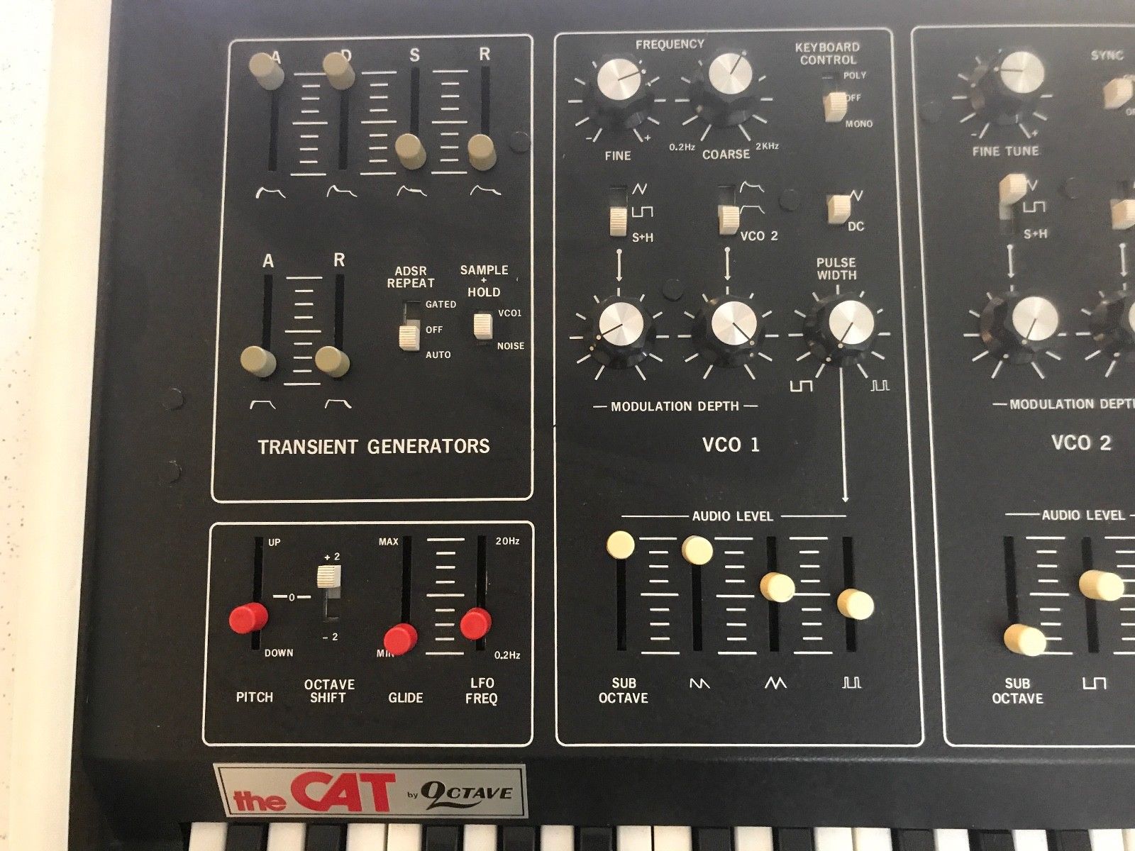 MATRIXSYNTH: Octave Plateau The Cat Analog Synthesizer PRE-SRM 1976