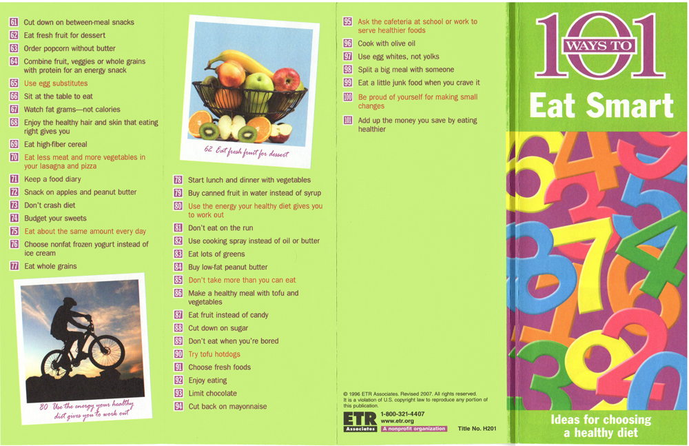 OC Community Resources: 101 Ways to Eat Smart