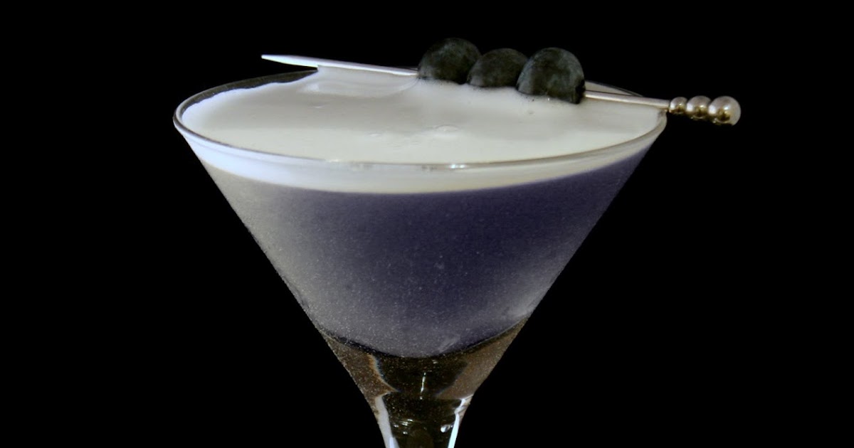 Manfort Martinis: Blue Velvet Martini