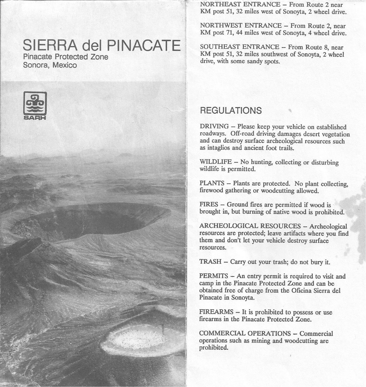 Tlamatzinco: SIERRA DEL PINACATE, SON.MÉXICO