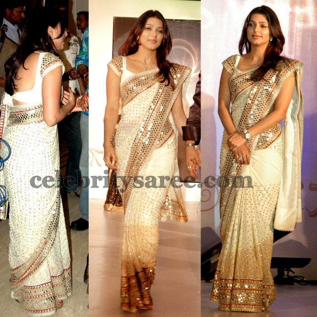 Bhumika in Mirror Work Saree - Saree Blouse Patterns