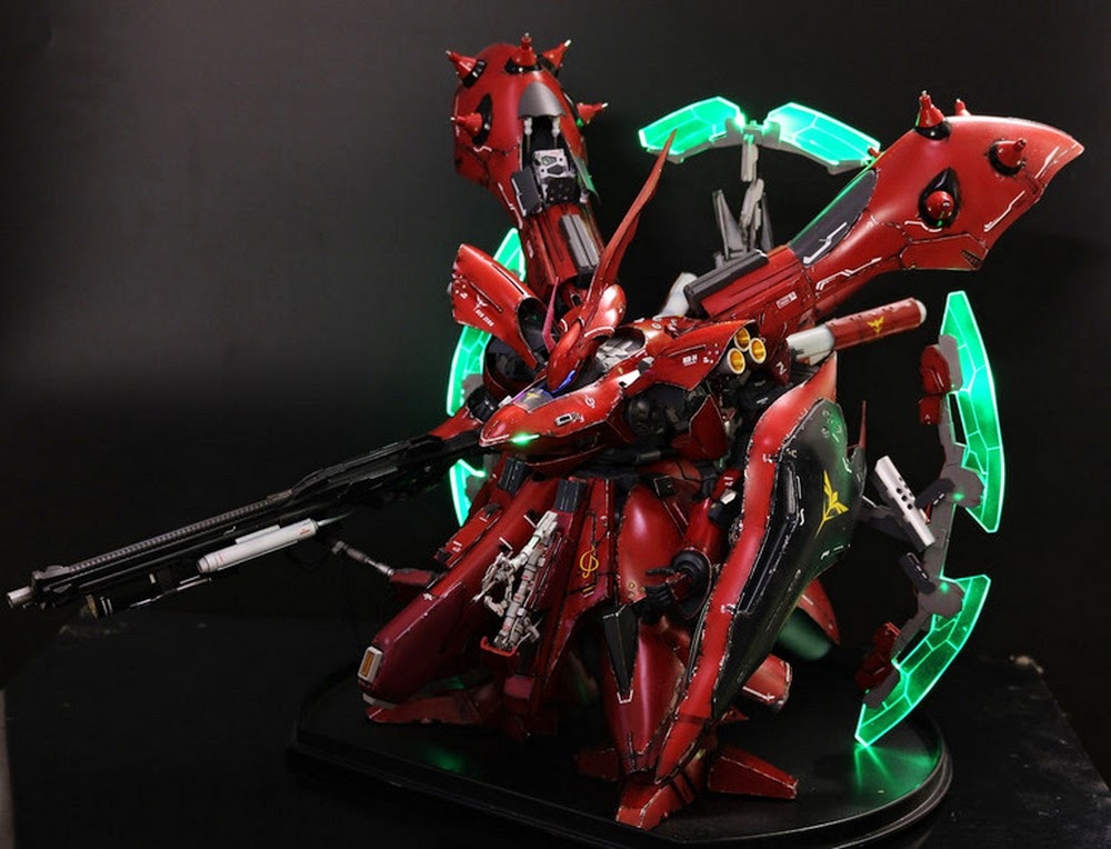 Custom Build: RE/100 Nightingale + Psycho Shard - Gundam Kits ...