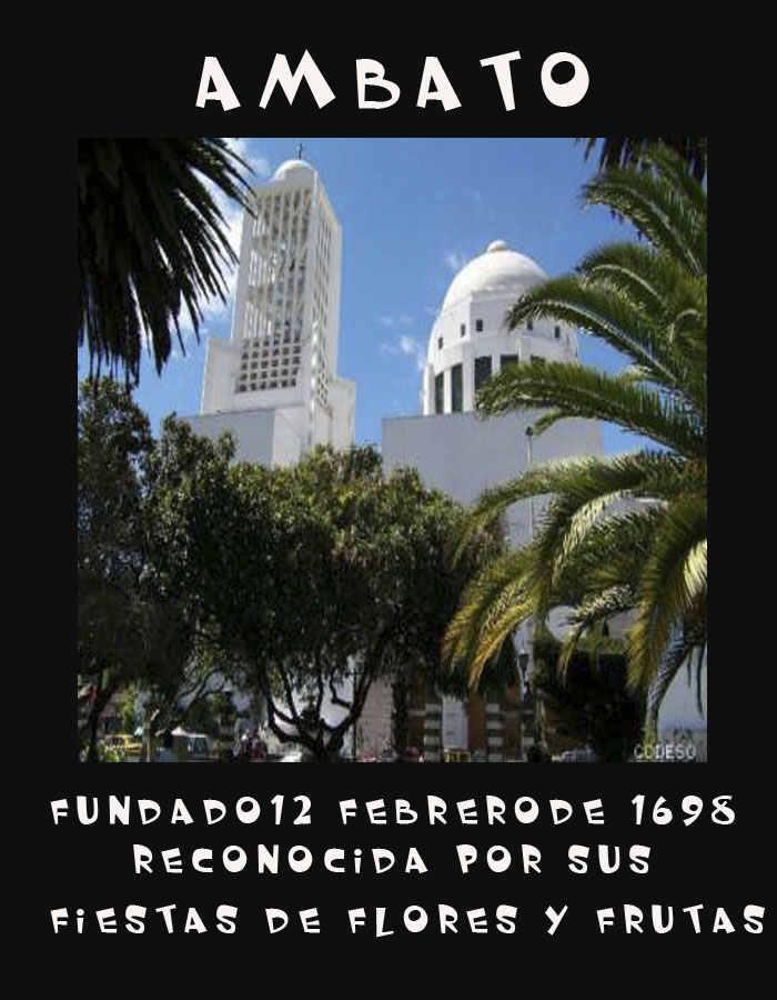 PROVINCIAS DEL ECUADOR : AMBATO