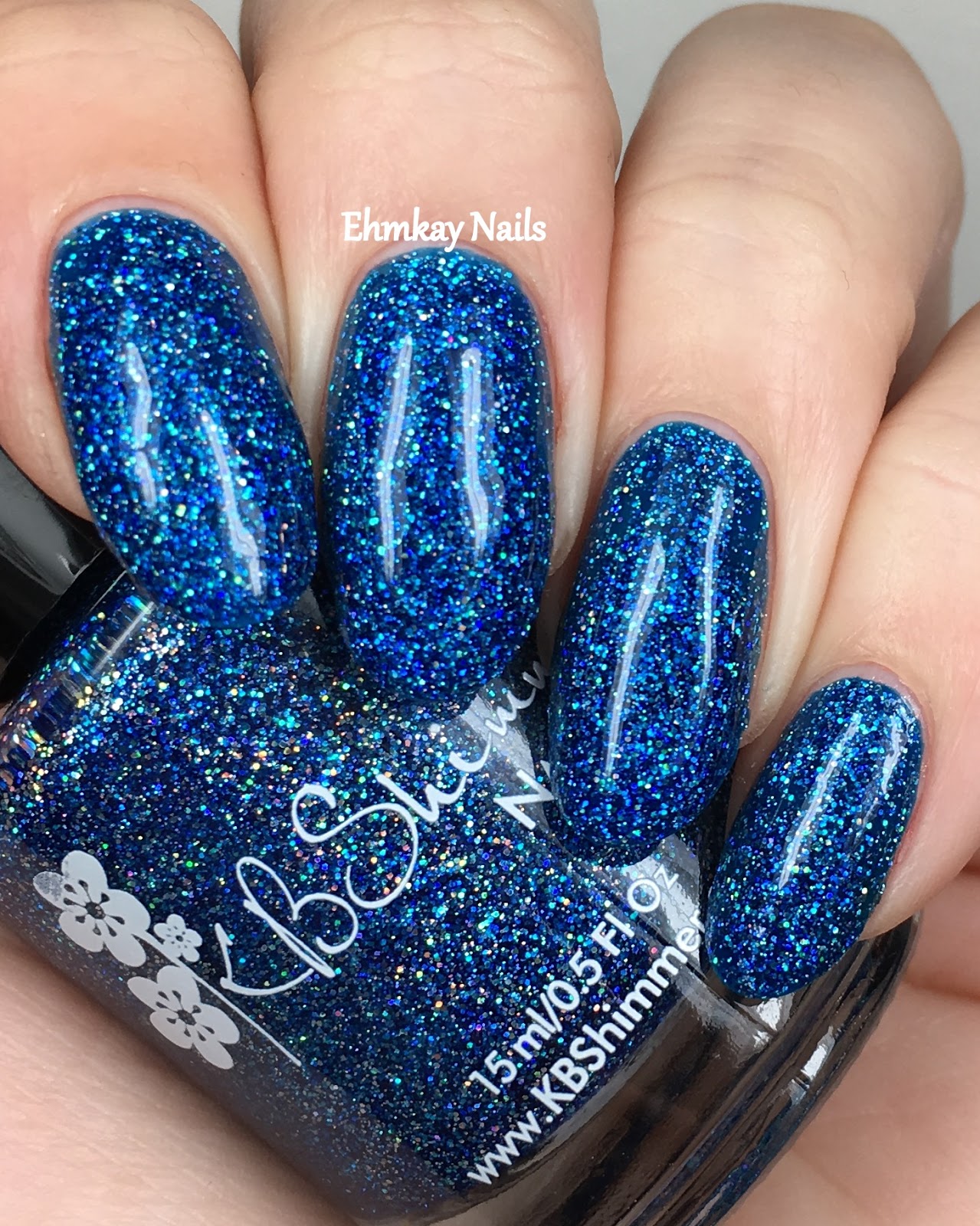 ehmkay nails: KBShimmer Holo-Day Collection, Swatches and Review