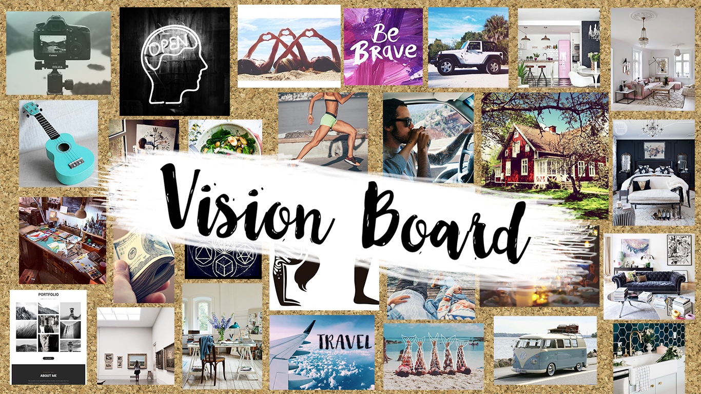 Crea tu propio "VISION BOARD"
