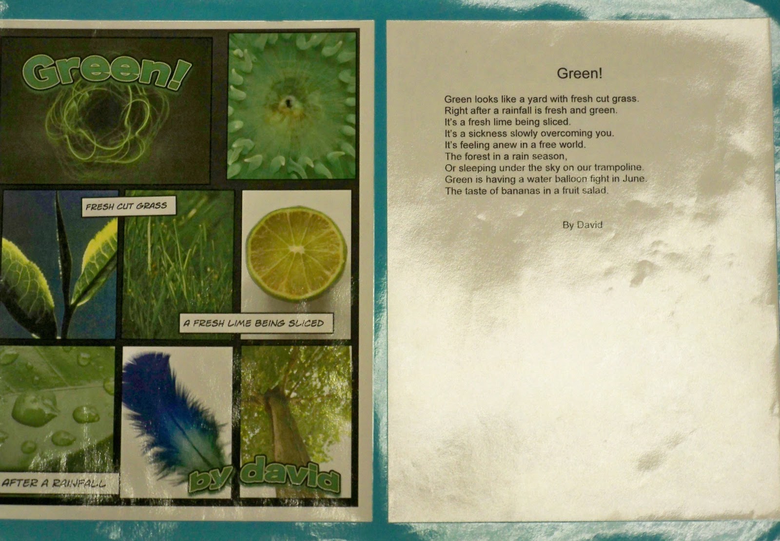 Tech Without Tears: Color Poems & Comic Life Posters
