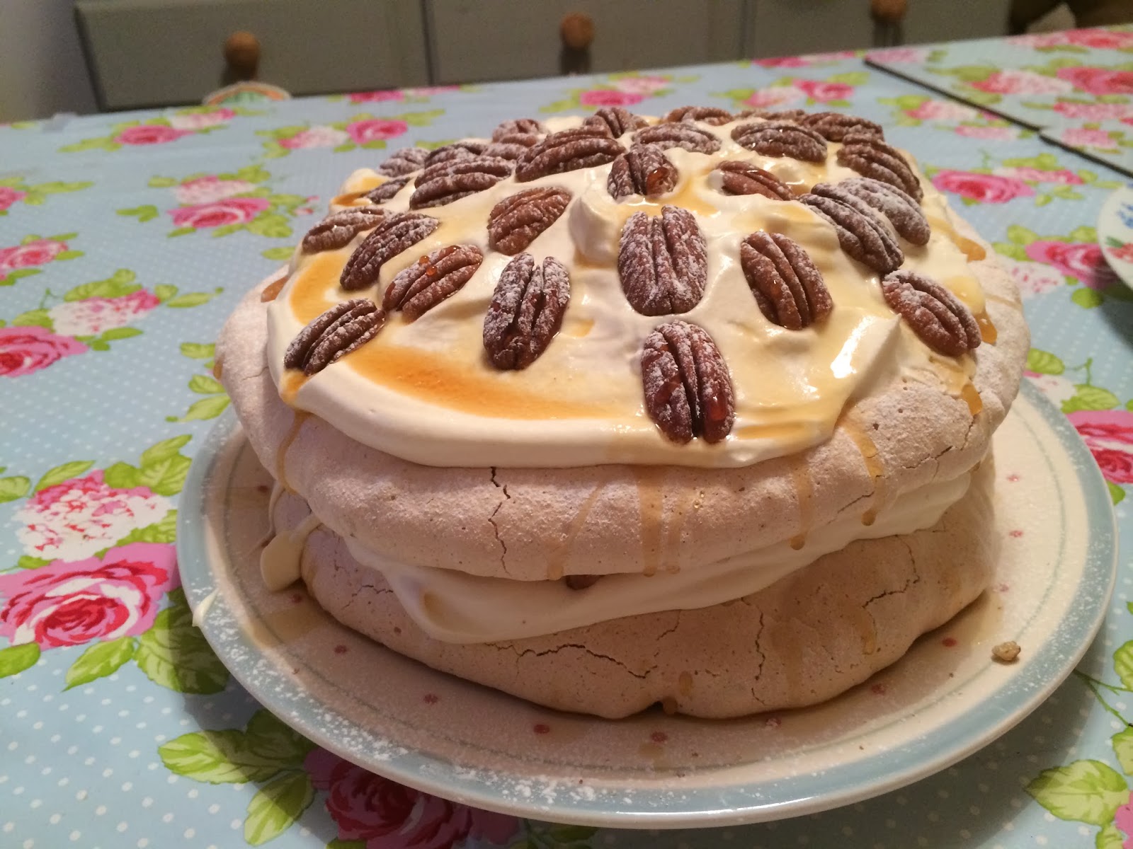 Mrs Bishop's Bakes and Banter: Maple and Pecan Dacquoise Recipe