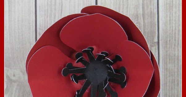 Obsessed with Scrapbooking: [Video]How to Make a 3D Poppy with Flower ...