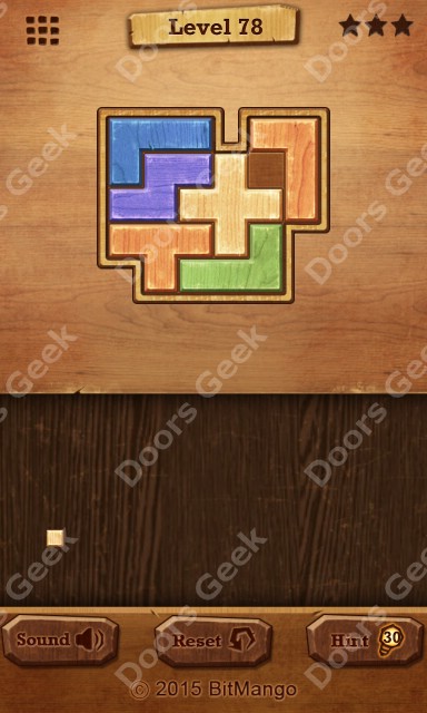 Wood Block Relax Level 78 Solution ~ Doors Geek