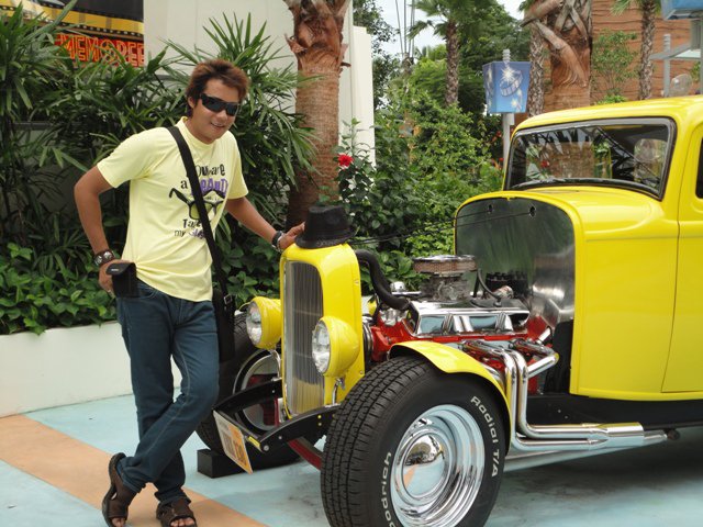 Myanmar Actor and Model, Min Htet Kyaw Zin @ Universal Studio, Singapore