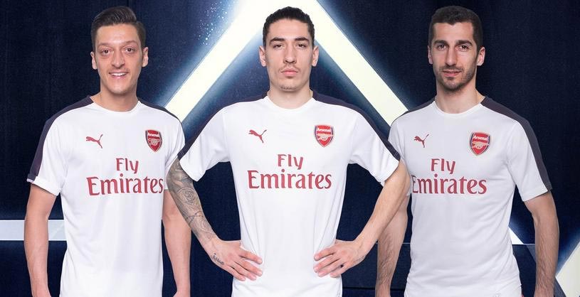 Arsenal 18-19 Home Anthem Jacket and Pre-Match Shirt Released - Footy ...