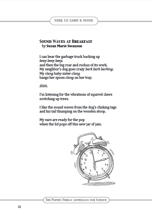 Poetry for Children: PFAS: “Sound Waves at Breakfast” by Susan Marie ...