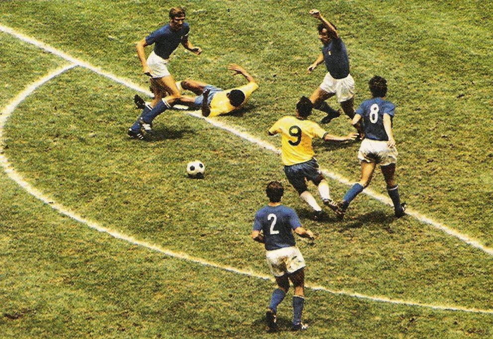 JOGOS DAS COPAS E IMAGENS: BRASIL X ITÁLIA - COPA DE 1970