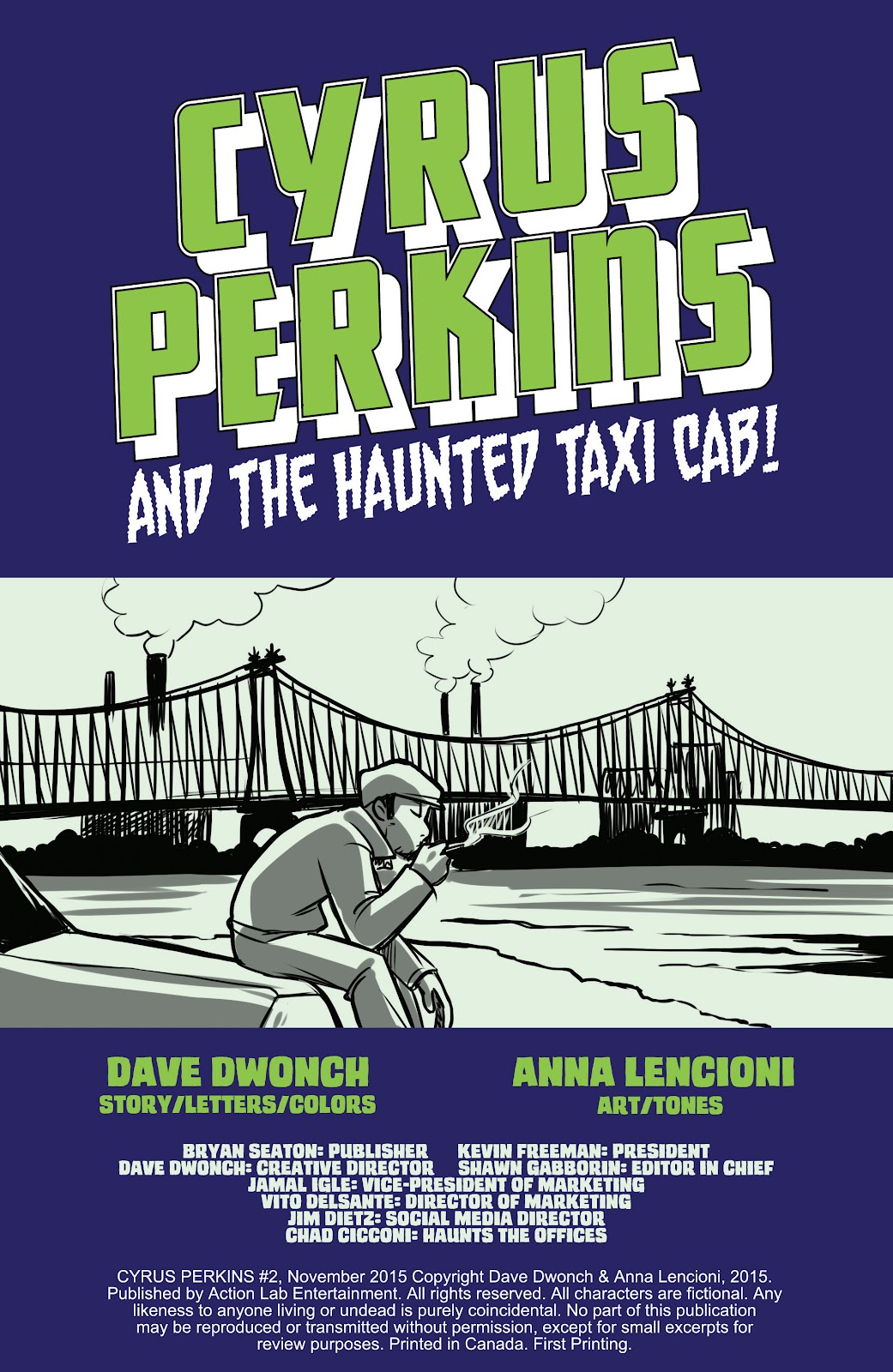 Read online Cyrus Perkins and the Haunted Taxicab comic - Issue # TPB