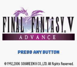 Rincon de Danimetal1: Final Fantasy V (GBA)