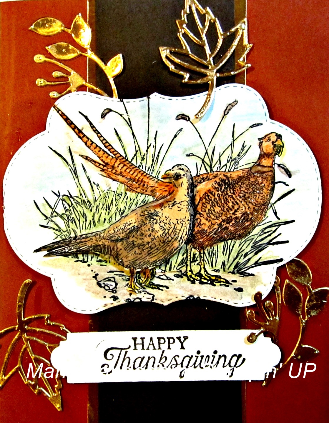 Crafty Maria's Stamping World: Pleasant Pheasants Crafty Maria's Stamping World: Pleasant Pheasants