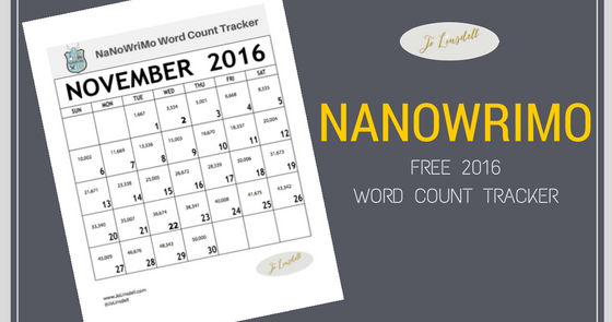 NaNoWriMo 2016 Word Count Tracker | Jo Linsdell