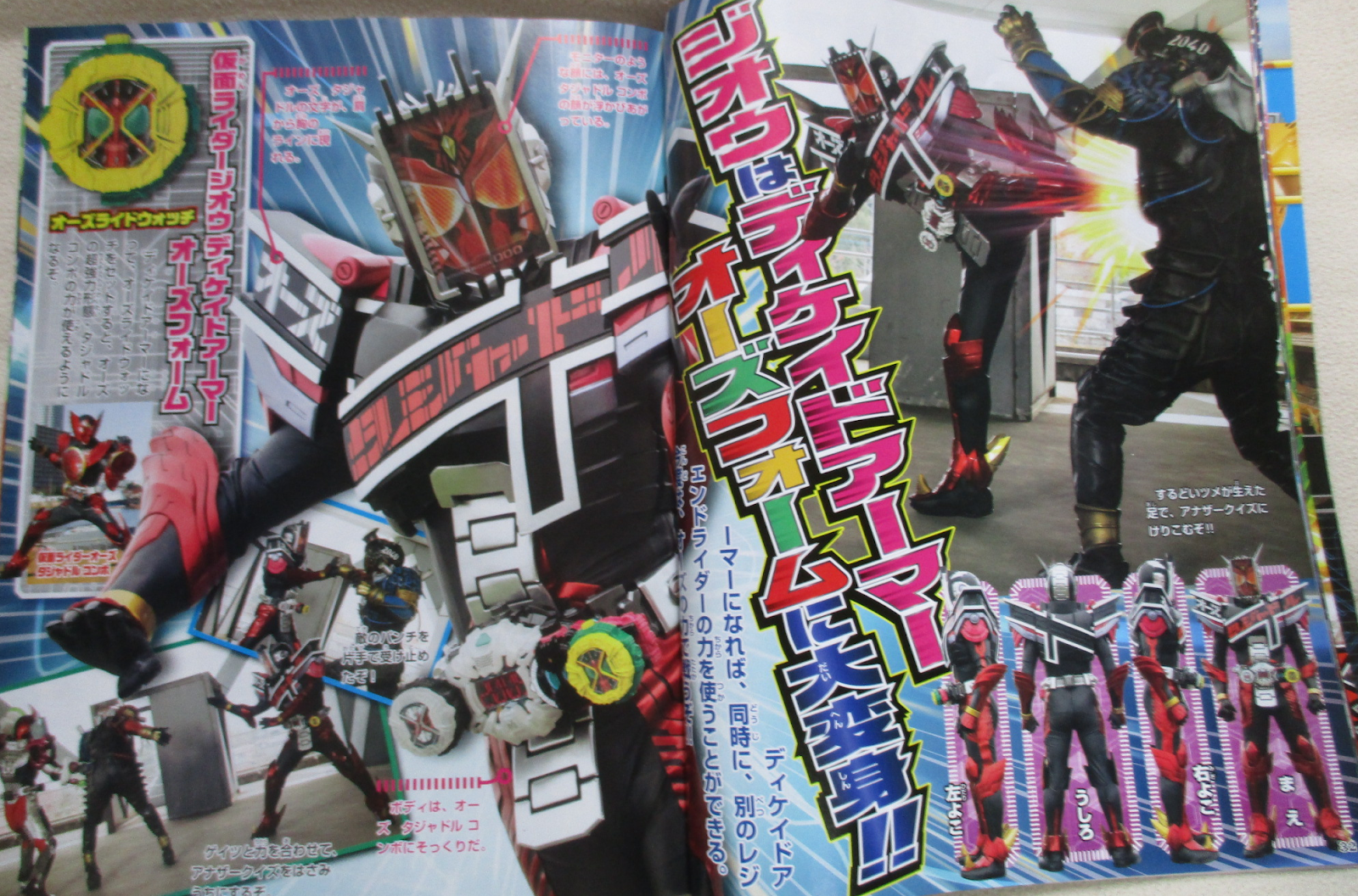 Mundo Tokusatsu: Zi-O - Los nuevos Kamen Riders: Woz, Shinobi y Quiz