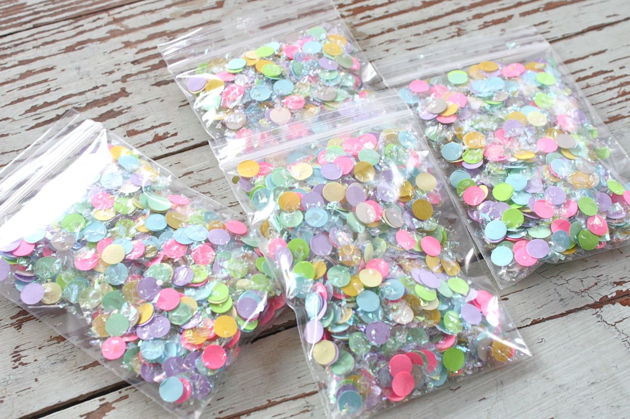 Mish Mash: Confetti Easter cards...