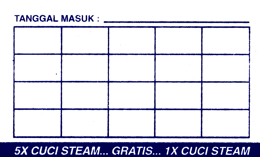 Marnoy Onramus: 5 X CUCI STEAM GRATIS 1 X CUCI STEAM