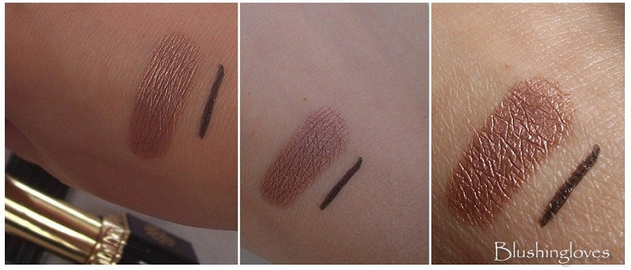 Blushing Loves : Mac Sable eyeshadow + Essie little brown dress