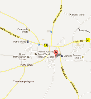 Vellakovil: Map view of VELLAKOVIL