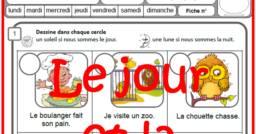 IPOTÂME ....TÂME: CP QLM : le jour et la nuit