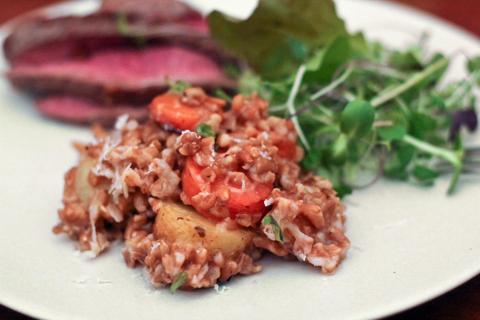 The Butcher and The Baker: Recipe: Farro "Risotto"