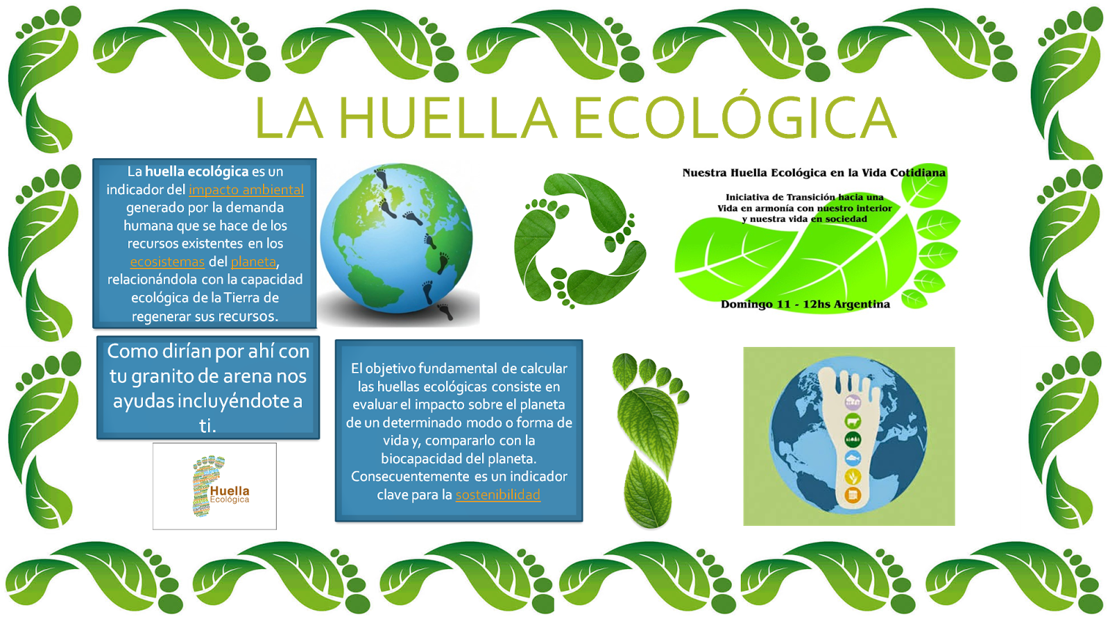 artes: La huella ecológica