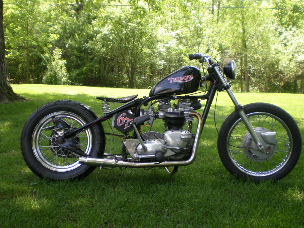 WEED HARDTAIL CHOPPERS/BOBBERS: Triumph hardtail