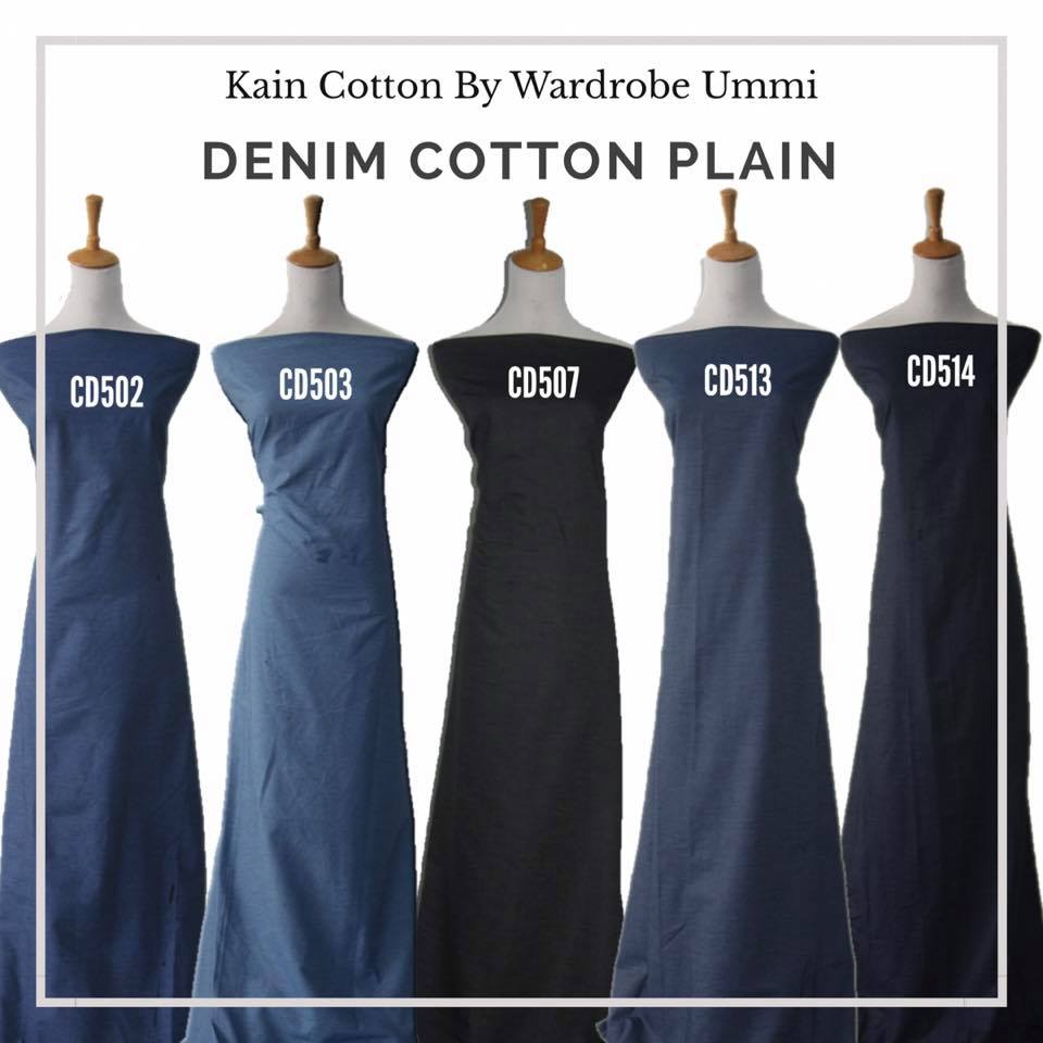 Kain Cotton by Wardrobe Ummi: COMBO SALES DENIM COTTON - KAIN COTTON by ...