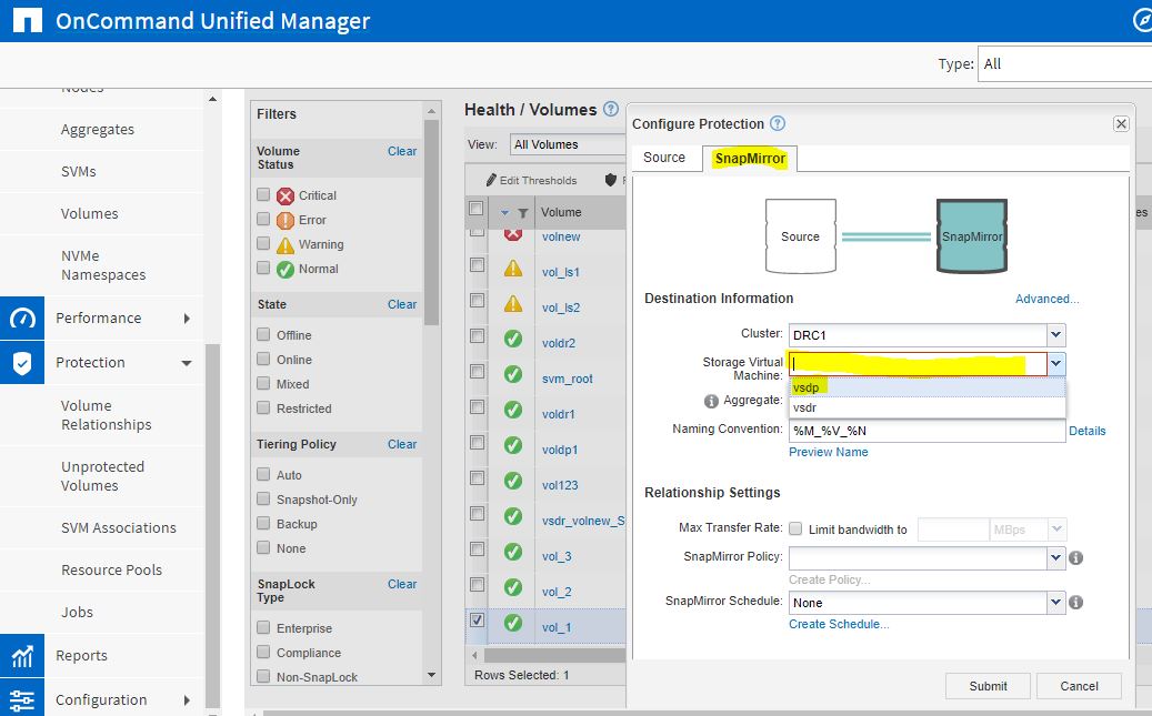 Remote Infrastructure Management: Data Protection using NetApp ...