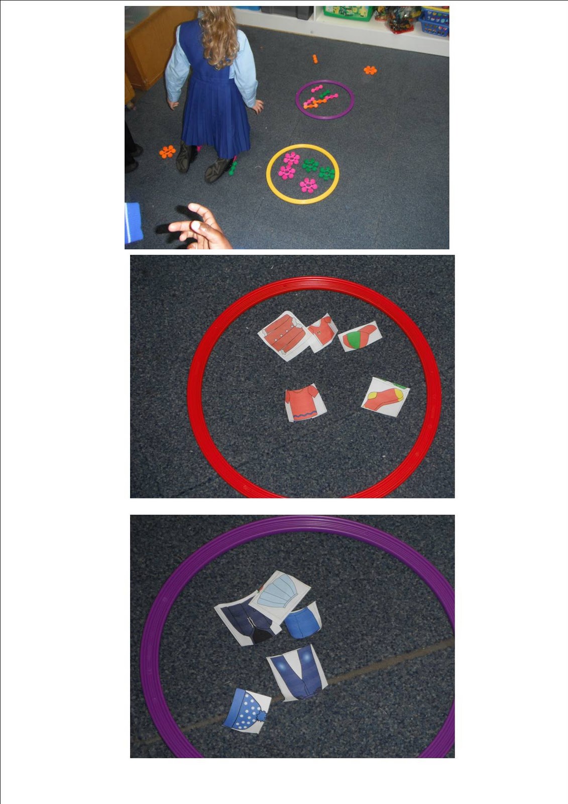 Maths Page: Sorting activities in Senior Infants