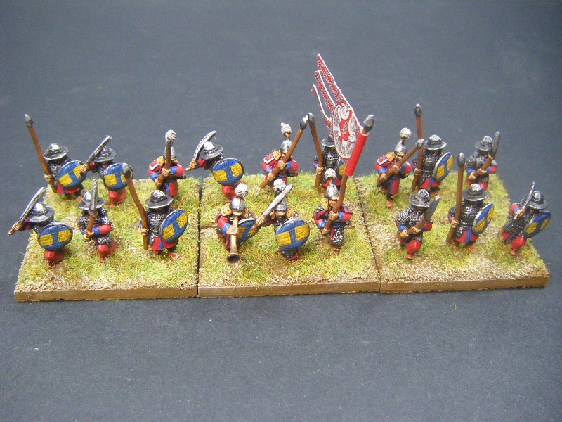 Wargaming Girl: Finished: 15mm Ming Chinese Heavy Infantry Unit #1
