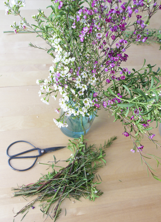 swoon studio: How to enjoy cut flowers a little longer.