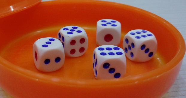 From the Narrow Desert: Dice-based Scrabble