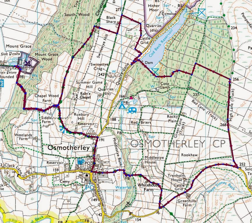 Getting About a Bit - Walking: Mount Grace Priory and Cod Beck Reservoir