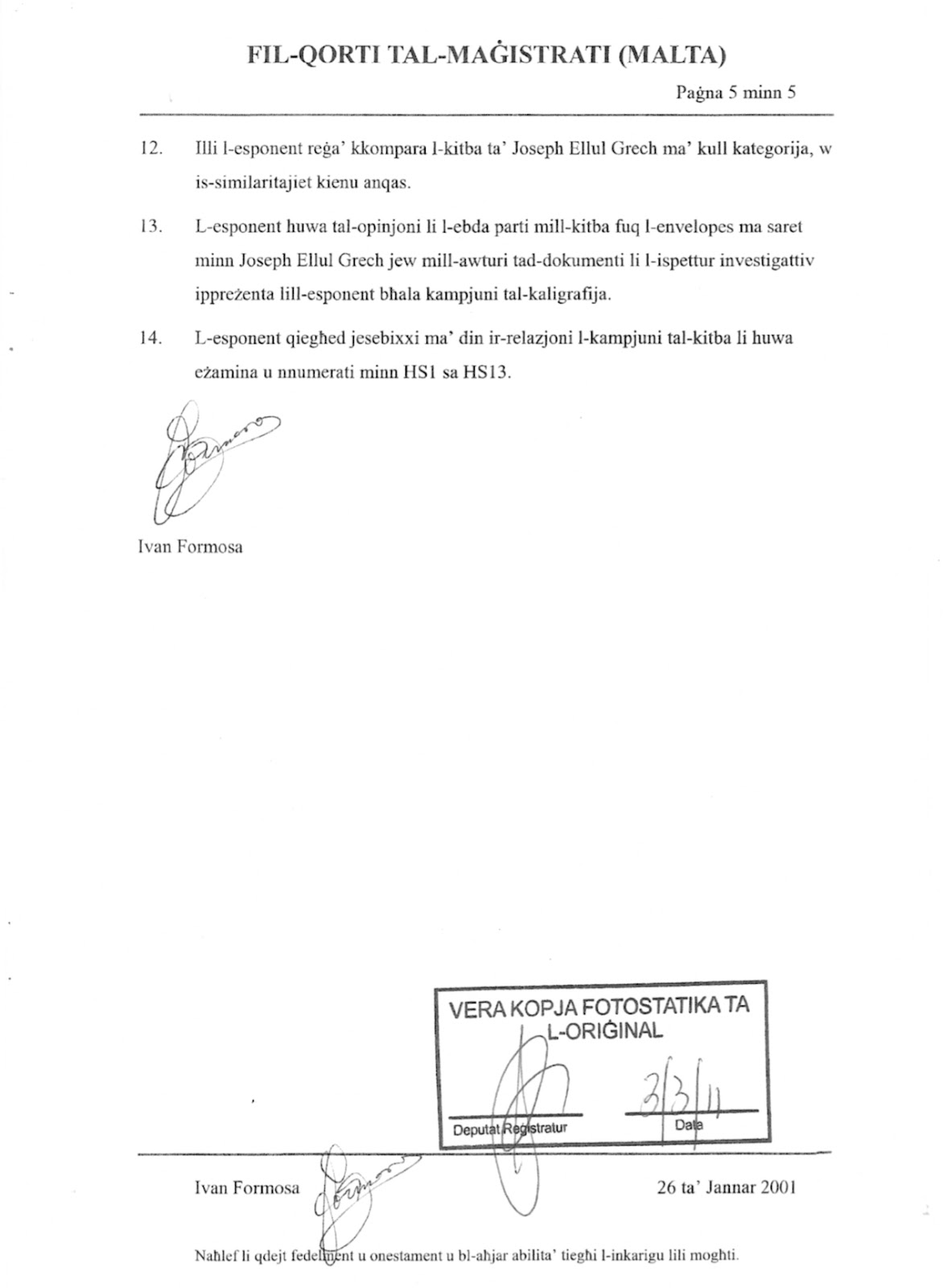 John Dalli - A Corrupt EU Commissioner - Part II: Ivan Formosa ...