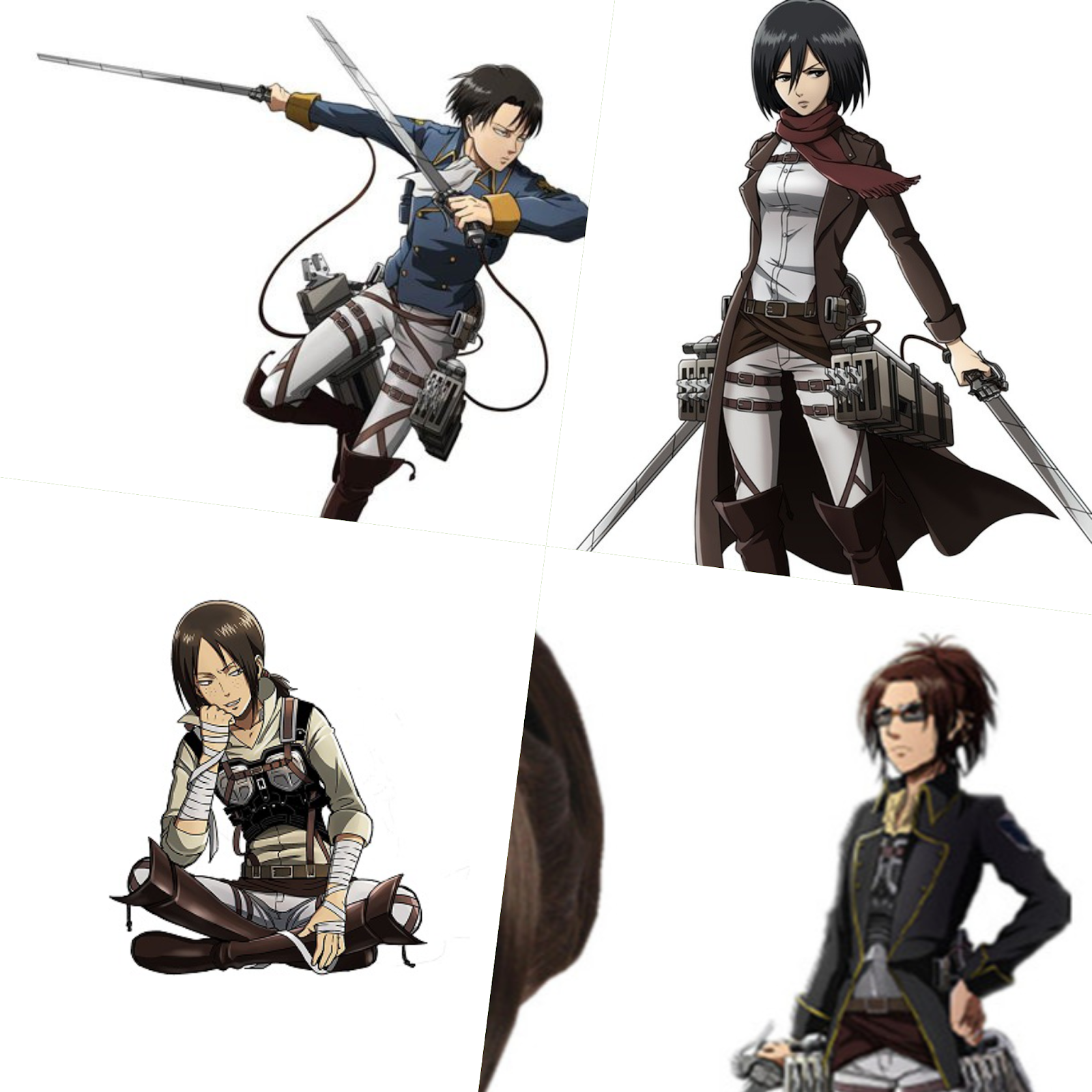 La resistencia del manga:: mis personajes preferidos attack on Titan: